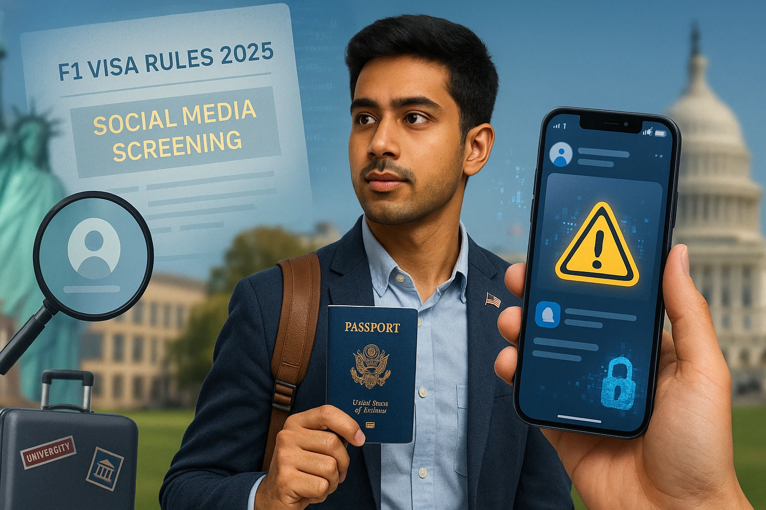 F1 Visa Social Media Rules 2025: What Indian Student Must Know ...